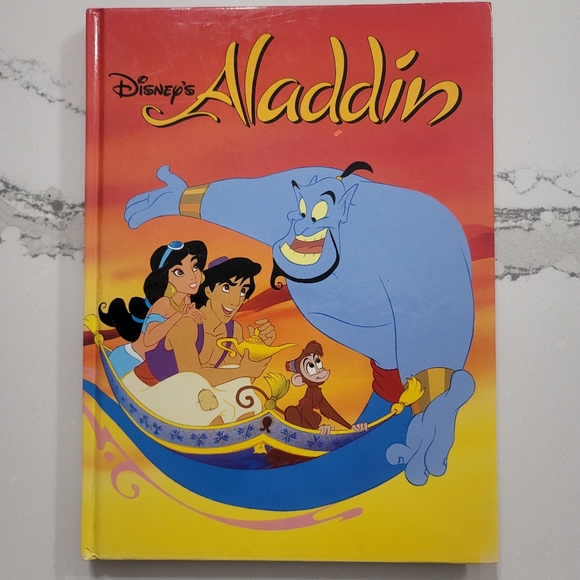 Disney | Toys | Disneys Aladdin Large Hard Cover Disney Classic Series ...